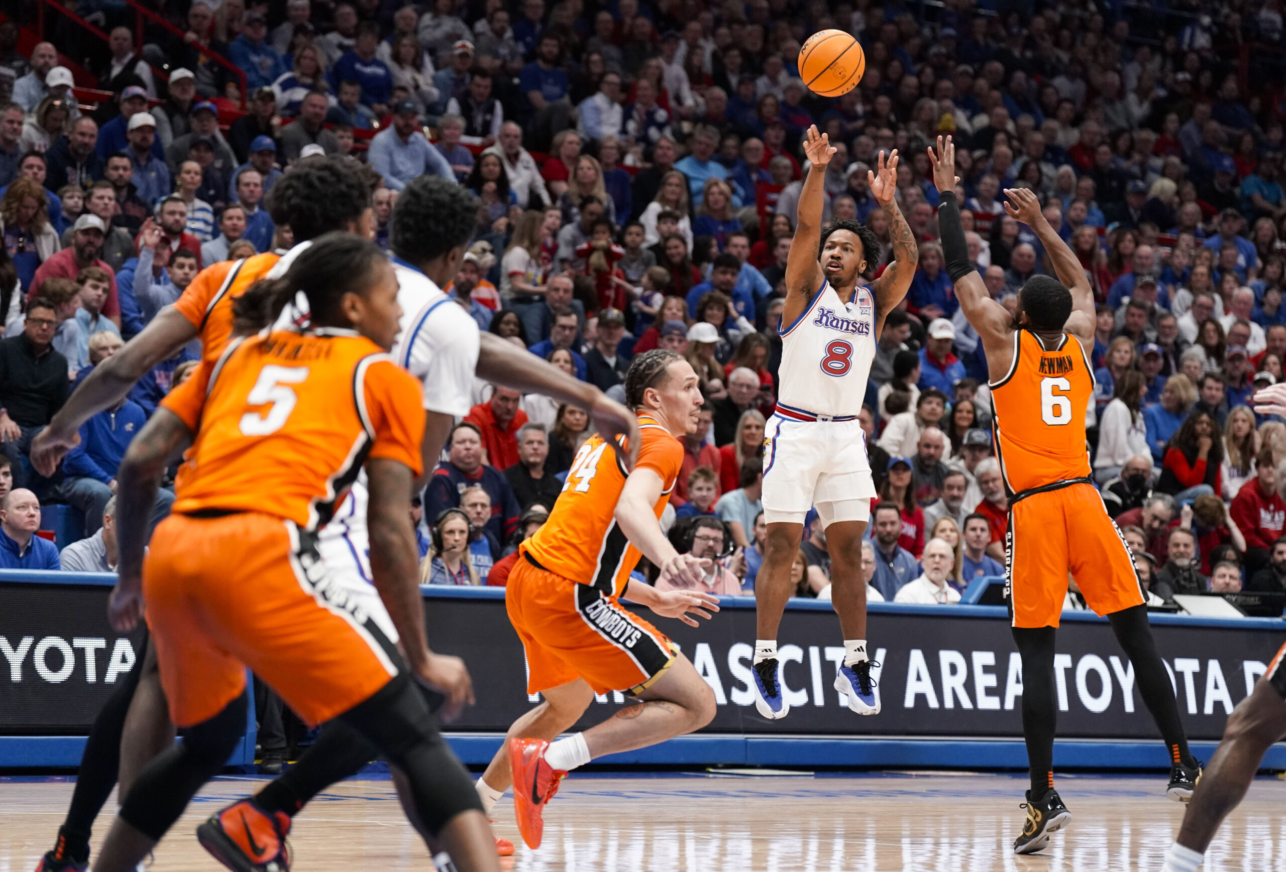 KU gets back on track by blowing out OSU 96-64 | News, Sports, Jobs ...